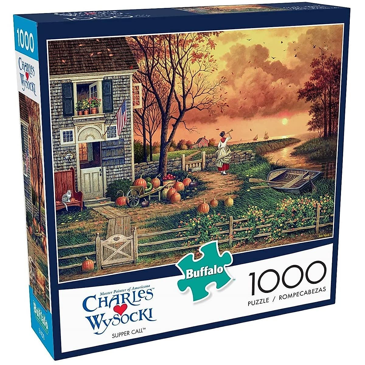 Buffalo Games - Charles Wysocki - Supper Call - 1000 Piece Jigsaw Puzzle