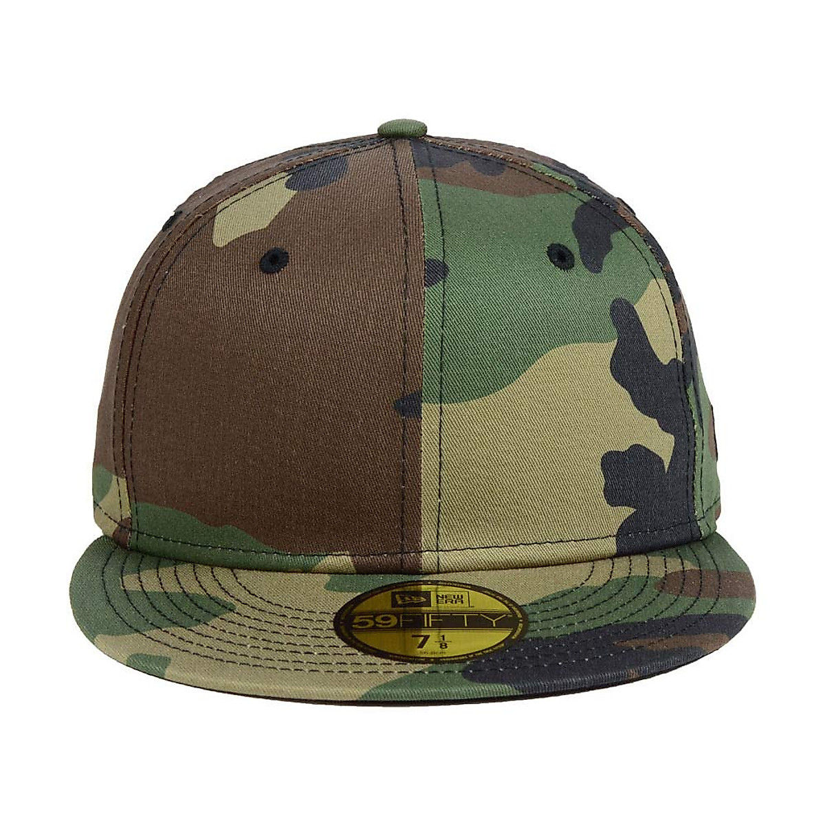 New Era Blank Custom 59FIFTY Fitted Cap (7 3/8, Woodland)