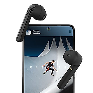 BLU Aria Pod| Wireless Earbuds| Bluetooth Headphones | 2021 | 9 Hours Battery | Black