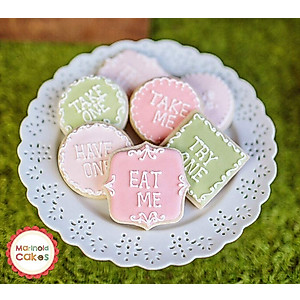 Wonderland Cookie Cutter 12 Piece Set from The Cookie Cutter Shop - Mad Hatter Hat, Cheshire Cat, Queen's Crown, Drink Me Bottle Cookie Cutters – Tin Plated Steel Cookie Cutters