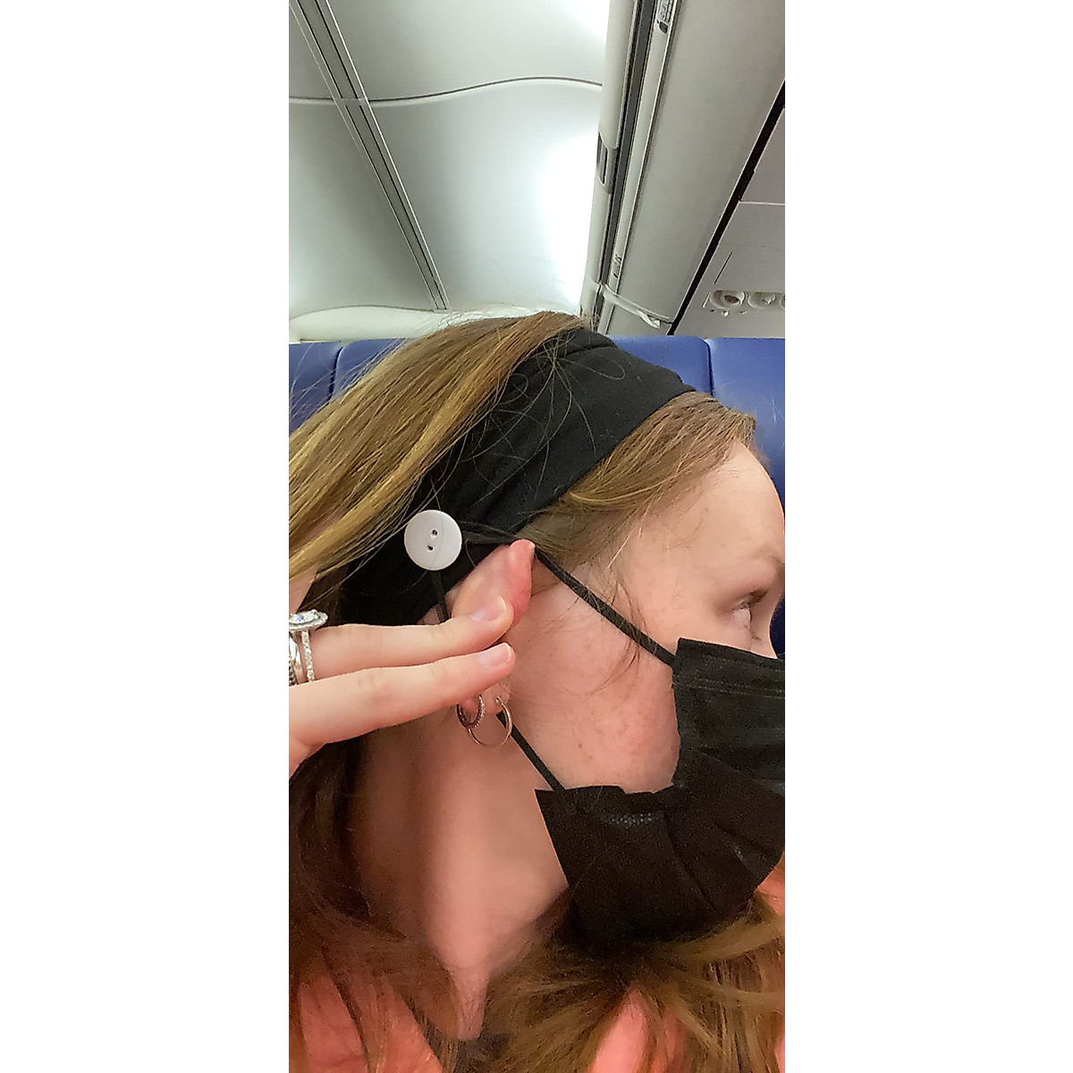 CÉLLOT 12 Pack Boho Wide Headband with Button Elastic Turban Hair Band Yoga Head Wraps for Women Girls Nurse and Doctor