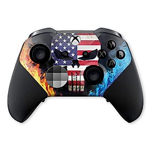 American Warrior X-box Elite Controller Series 2 Limited Edition by DreamController. Custom Elite Series 2 Controller for X-box One/Series X/S. with Advanced HydroDip Paint Technology(Not Just a Skin)