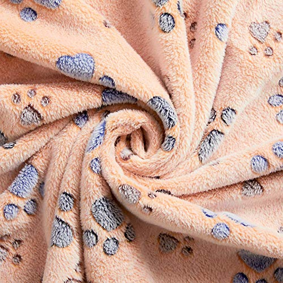 Allisandro Luxurious Dog Blanket, 350 GSM Super Fuzzy Microplush Fleece Pet Blankets for Small Medium Large Dogs and Cats, Brown, 40 x 32 Inches