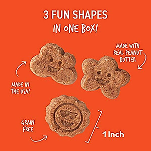 Cloud Star Wag More Bark Less Soft Chews Grain Free Dog Treats, Peanut Butter & Apples, 20 oz. Pouch