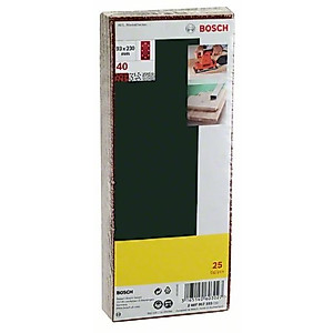 Bosch Home and Garden 2607017108 Sanding Sheet-Set for Orbital Sanders, Red, 93 x 230 mm