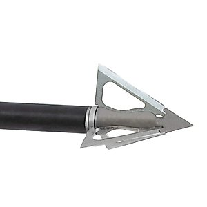 G5 Striker V2 Fixed 3-Blade Broadhead - Archery Hunting Steel Ferrule 125 Grain 1.25" Cutting Diameter Broadhead - Standard Version