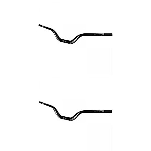 BESSTUUP 2 Piece Mountain Bike Handlebar Down Hill Extra Long Riser Bar 720 / 780mm Parts