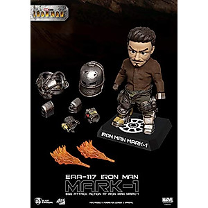 Beast Kingdom Iron Man Mark 1 EAA-117 Egg Attack Action Figure, Multicolor