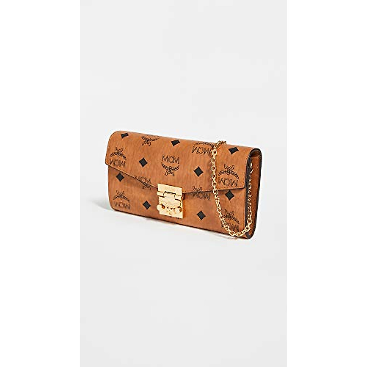 MCM Women&#039;s Patricia Mini Bag, Cognac, Brown, One Size