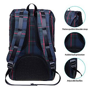 KAUKKO Laptop Travel Backpack, Outdoor Rucksack Fits 15.6 Inch Laptop(15-black)