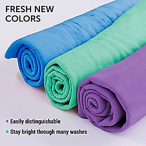 Premium Chamois Cloth for Car - 2pk +1 Free Shammy Towel for Car - 26”x17” - Super Absorbent Reusable Car Shammy Towel - Scratch-Free