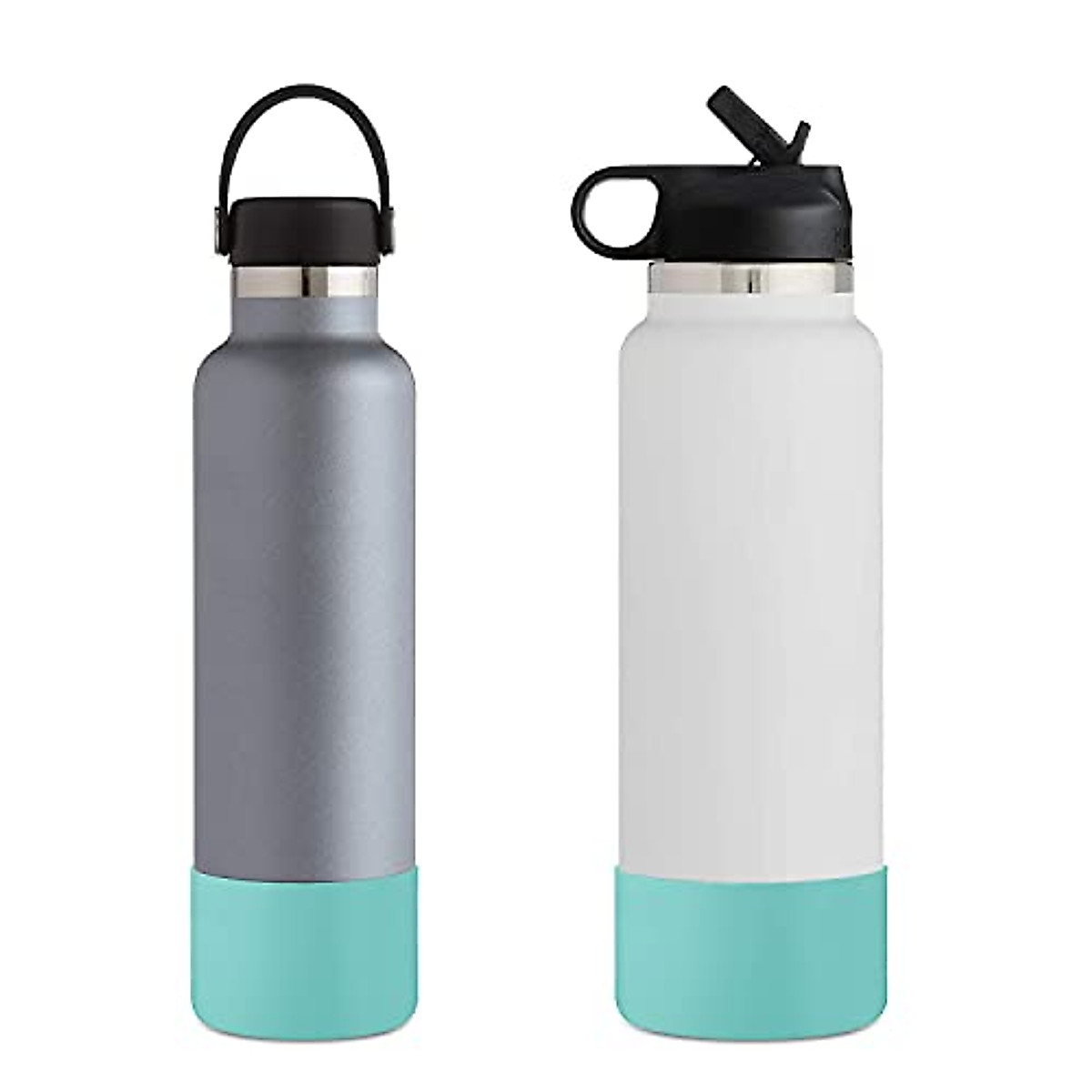 CHEETAH Protective Boot for Hydroflask Water Bottle 12oz - 40oz, BPA Free Bottom Silicone Sleeve Cover, Compatible with All Water Bottles with Bottom Width of 2.87-3.56in (12-24oz, Alpine)