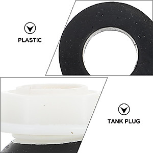 VILLFUL 2 Pcs Toilet Tank Plastic for Toilet Repair Bathroom Accessories for Easy Installation and Leak Prevention