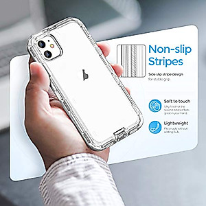 ORIbox Case Compatible with iPhone 11 pro Case, Heavy Duty Shockproof Anti-Fall clear case
