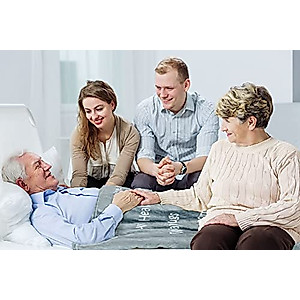 Healing Thoughts Throw Blanket | Positive Energy | Compassion | Warm Hugs| Inspirational Blanket | Get Well Gifts for Women | Comfort Chemo Blanket | Breast Cancer Gifts for Women | 50" x 60" Grey