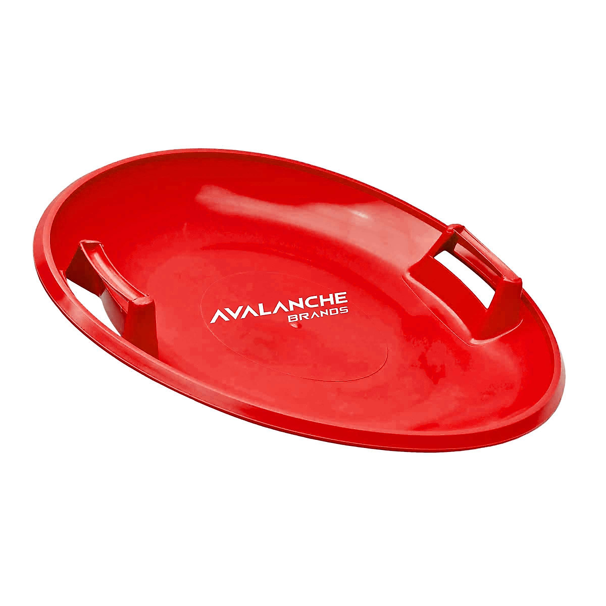Avalanche Brands - 25" Downhill Saucer Snow Sleds - Red & Black