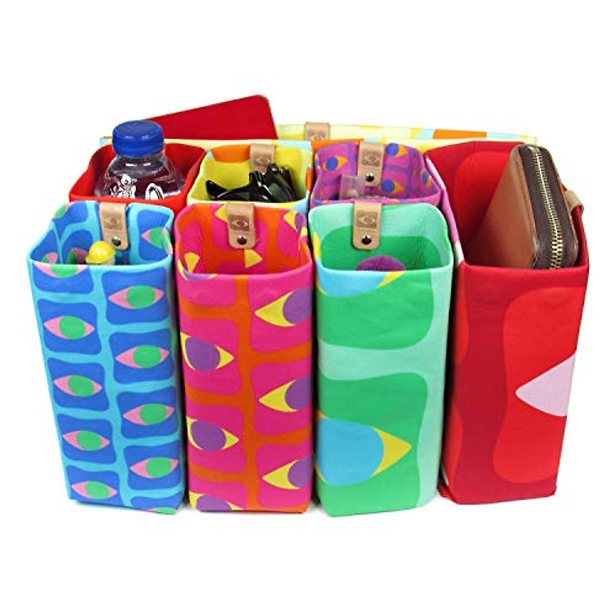 Bright Flagship Prints, 7" 8-pc Tote Set