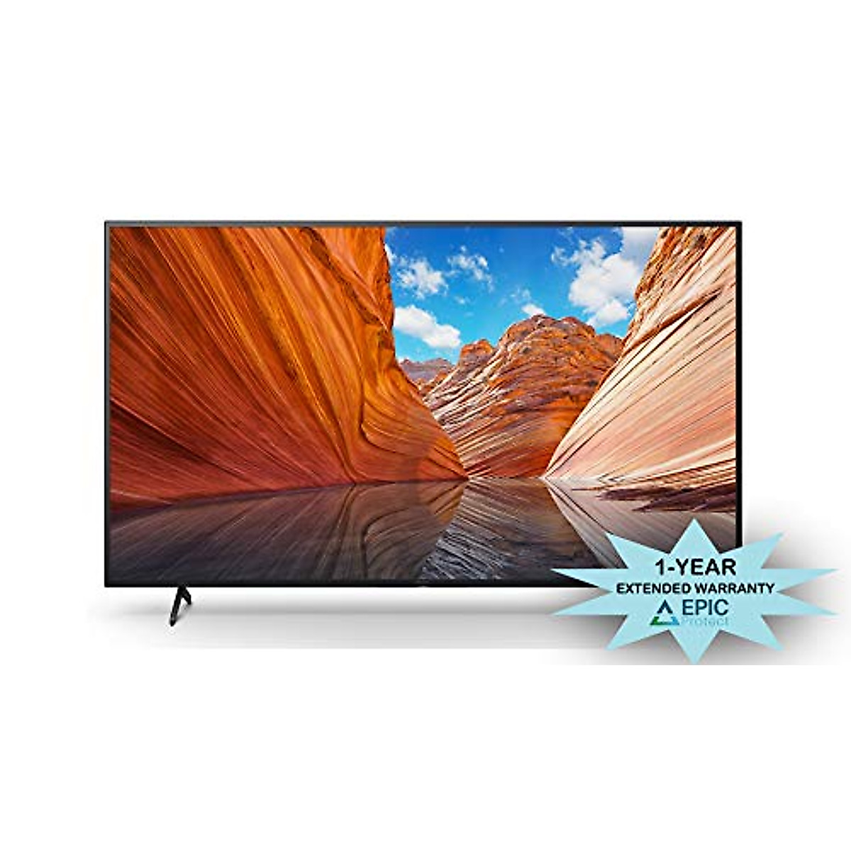 Sony KD55X80J 55" 4K High Dynamic Range Smart TV with an Additional 4 Year Coverage by Epic Protect (2021)(Used)