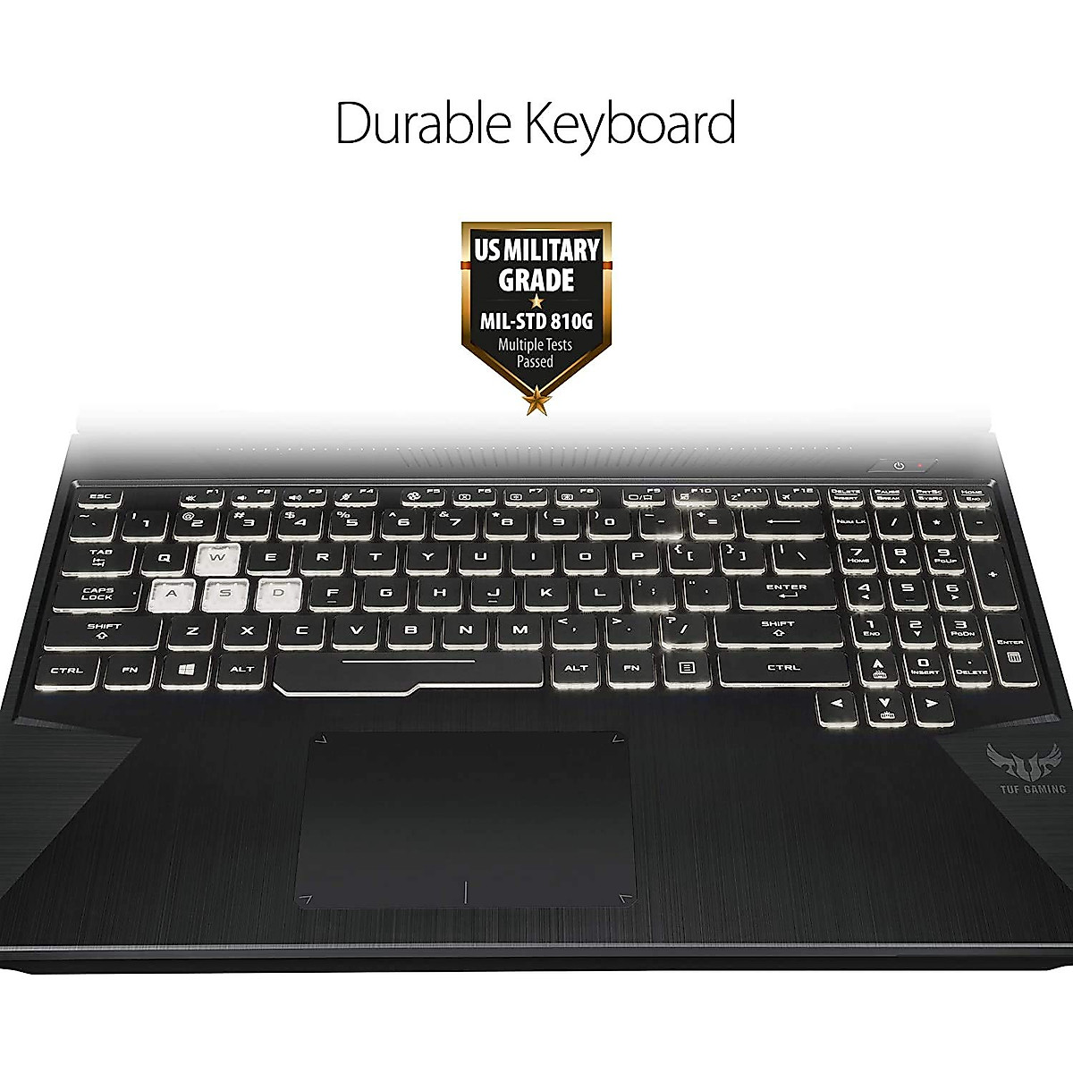 ASUS TUF Gaming Laptop, 15.6” IPS Full HD, AMD Quad-Core Ryzen 5 3550H, 16GB DDR4 Memory, 256GB SSD + 1TB HDD, Nvidia GeForce GTX 1650, RGB Backlit Keyboard, Webcam, BT, Windows 10 + CUE Accessories