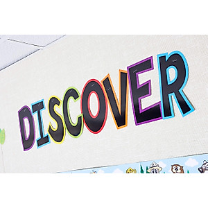 Teacher Created Resources 77282 Electric Bright 7" Fun Font Letters