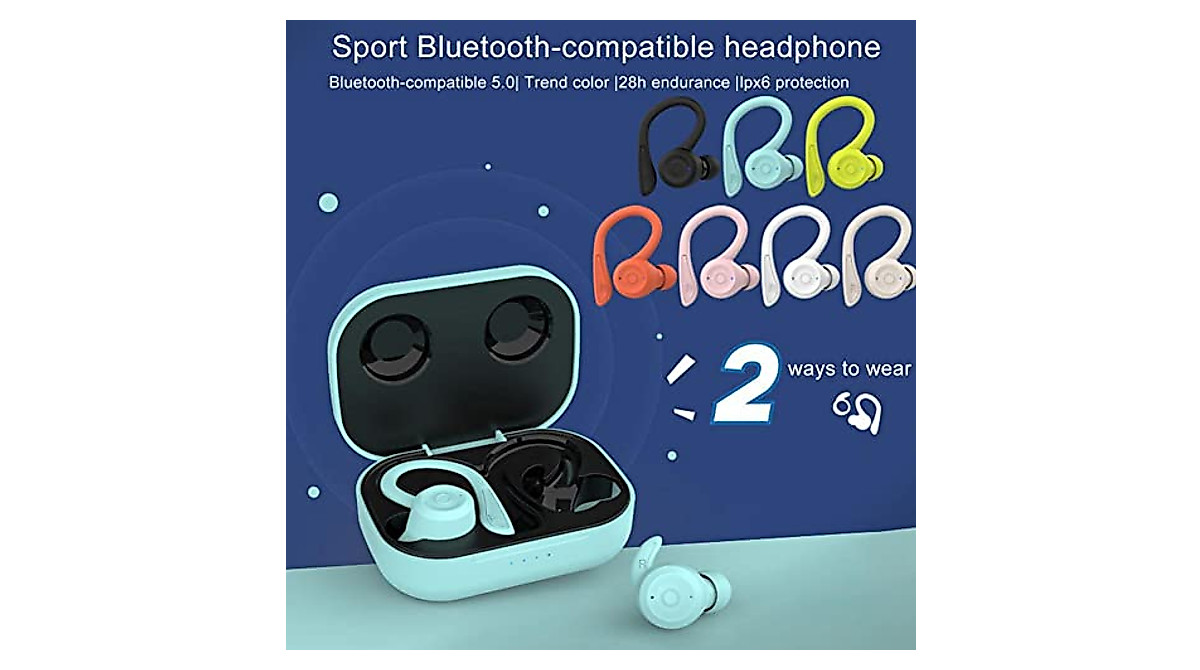 Wireless Bluetooth Earphone Sports Waterproof TWS Wireless Headphones ...