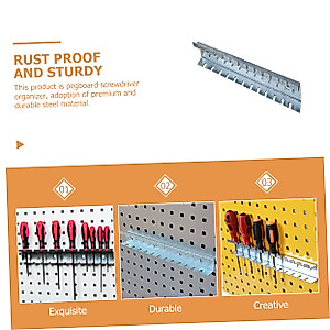 3pcs Pegboard Screwdriver Holder Screwdriver Rack Tool Holder Screwdriver Storage Rack Pegboard Hooks Pliers Organizer Pegboard Screwdriver Organizer Tool Storage Rack
