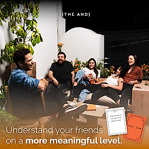 {THE AND} Friends Edition - Conversation Starters to Make Friends Your Best Friends - Fun Getting to Know You Card Game with Questions - Deep Talks at Game Night or Dinner Party by The Skin Deep