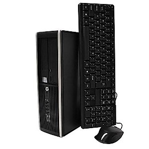 HP 8300 Elite Desktop Computer PC Intel Core i5 3.1-GHz, 8 gb Ram, 1 TB Hard Drive, DVDRW, 17 inch LCD Monitor, Keyboard, Mouse, WiFi, Windows 10 Home (Renewed)