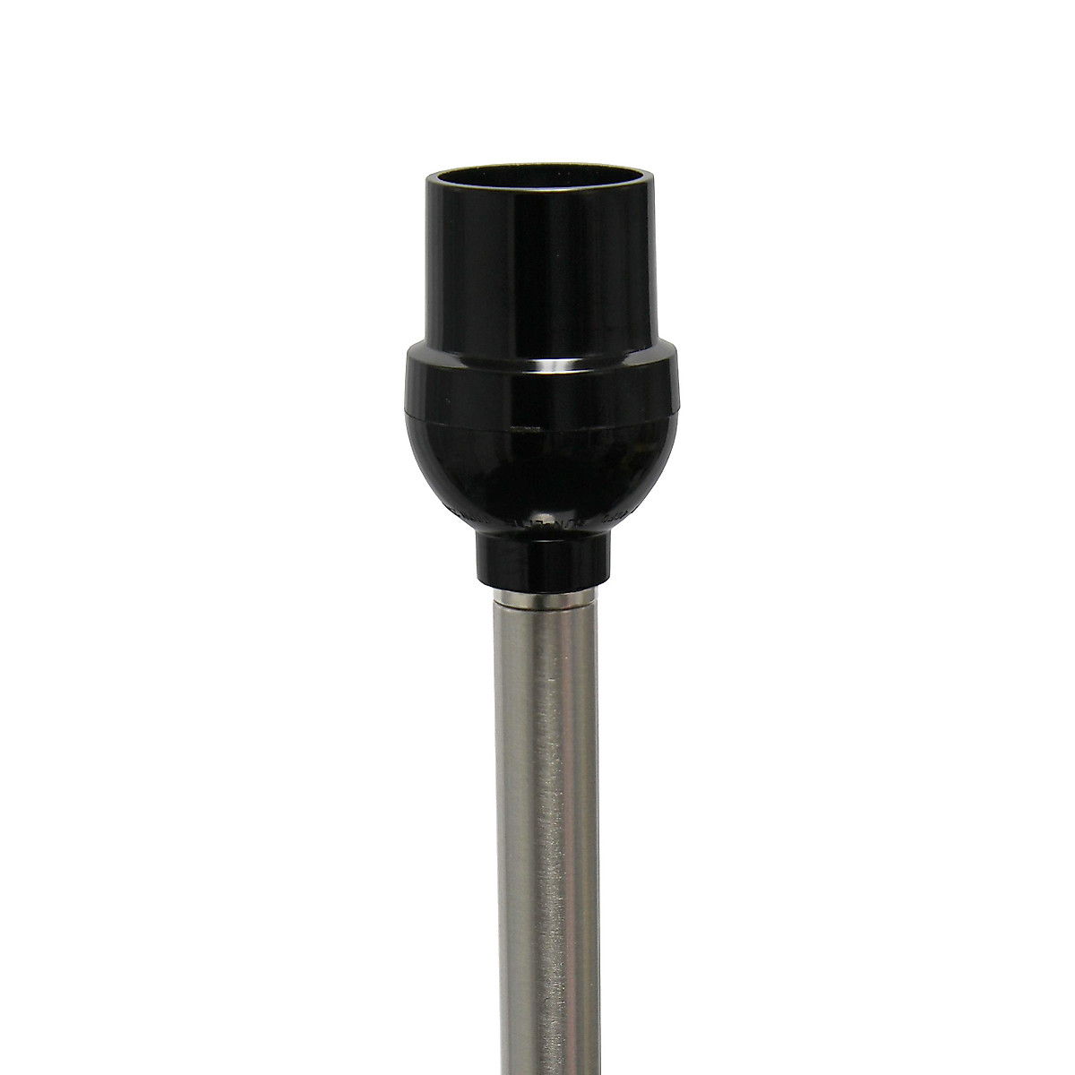 Simple Designs LF2004-WHT Brushed Nickel Drum Shade Floor Lamp, White