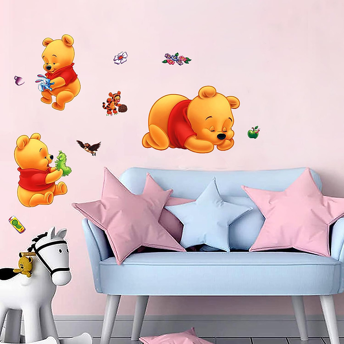 DEKOSH Winnie The Pooh Wall Decals for Baby Nursery Decor