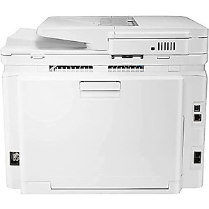 HP Color Laserjet Pro M283cdw Wireless All-in-One Laser Printer-Remote Mobile Print-Print Scan Copy Fax- Auto 2-Sided Printing, 22 ppm, 600x600DPI, 260-Sheet, 256MB,Bundle with JAWFOAL