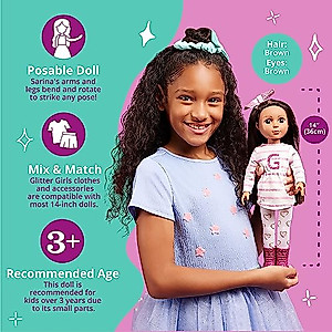 Glitter Girls Dolls Sarinia Fashion Doll, 14-Inch Doll, Ages 3 and Up