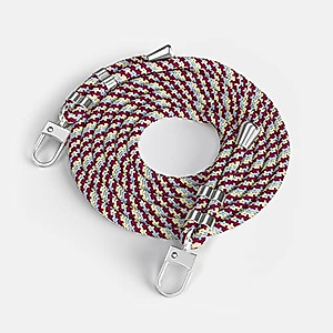 DOB SECHS Phone Case for iPhone 12 with Strap, Crossbody Phone Case for iPhone 12 Pro, Clear Hard Acrylic PC Cover Slim Case Neck Lanyard Phone Case for Women, Adjustable Detachable Strap, Red