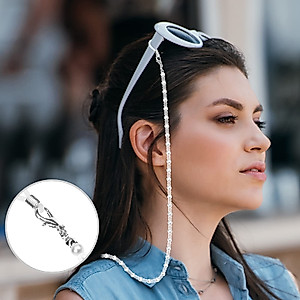 ONESING 4 Pcs Eyeglass Chains for Women Eyeglasses Strap Holder Beaded Glass Chains Glasses Lanyard Glasses Necklace Eyewear Retainer