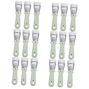 Yardwe 18 pcs Refrigerator Frost Removal Shovel Scraper for Cleaning Windshield Snow ice Removal ice Remover Shove car Tools Refrigerator for car Automotive Tools Defrost Ice Scraper pp