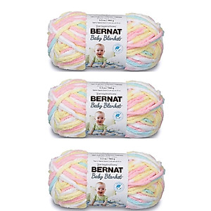 Bernat Baby Blanket Yarn (3-Pack) Pitter Patter 161103-03616