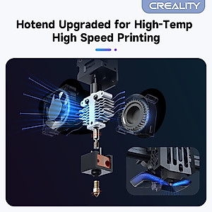 Official Creality Ender 5 S1 3D Printer 250mm/s Printing Speed with CR Touch Auto Leveling, Sprite Extruder, High Precision Z-axis, Removable PC Build Plat