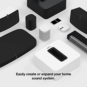 Sonos Two Room Set with All-New One - Smart Speaker with Alexa Voice Control Built-in. Compact Size with Incredible Sound for Any Room. (White)