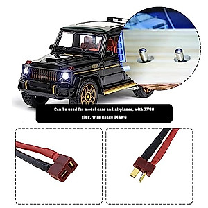 Electric Switch with T-Connector 15A Large Current On-Off Electric Power Switch Connector Power Switch Accessories for RC Model Drone Car ESC Battery