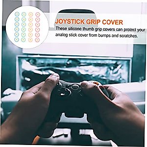 SOLUSTRE 24pcs Protective Joystick Lite Rock Console Thumb Compatible for Switch Cap Grip Cover Stick Button Compatible with Switch Game Switch Thumb Grips