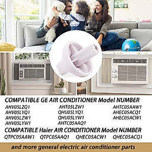 WJ12X24802 White Air Conditioner knob Compatible with GE Air Conditioner Parts, Appliance Knob fits for GE Window Air Conditioner(fit for Air GE Conditioner Model AHT05LZW1, AHTC05AAQ1,AHV05LYQ1)