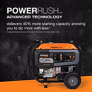 Generac GP7000E 389CC CO 50ST with cord