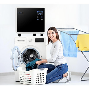 SantiCleana Ozone Laundry Washer System - 2 Outlets! - Stainless Sprayer - Black Hose