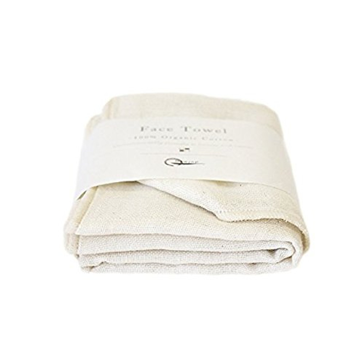 Nawrap 100% Organic Cotton, Face Towel, Ivory
