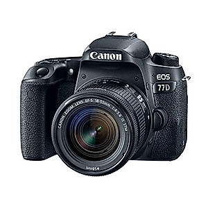 Canon EOS 77D EF-S 18-55 is STM Kit (Renewed)