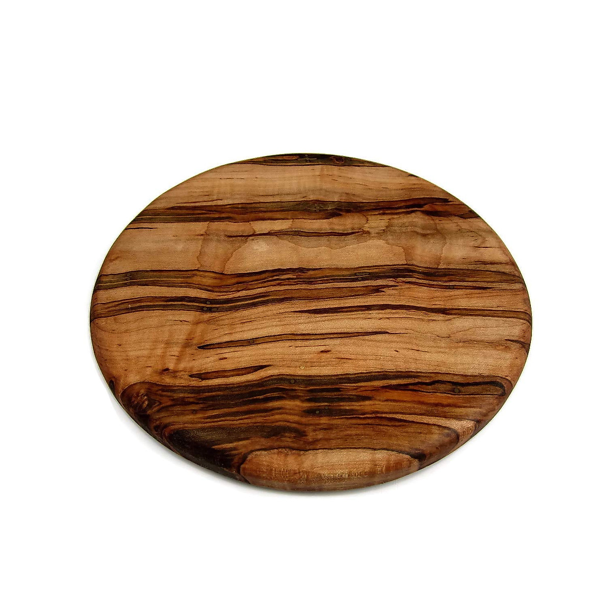 Ambrosia Maple Wood Round Cutting Board Trivet Hotplate, Round Wood Serving Board