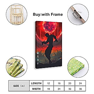 YYUU Gurappura Baki Poster Baki Hanma Poster Baki Poster (15) Posters for Room Aesthetic Bedroom Decor Art Poster 08x12inch(20x30cm) Frame-style