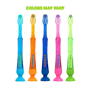 Firefly LightUp Timer Toothbrush with Suction Cup 2 ea (color may vary)