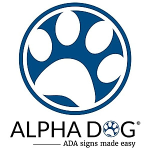 ALPHA DOG ADA SIGNS - Employees Only Sign with Braille for Your Business, 4x8 Inch, ADA Compliant, Indoor or Outdoor, Easy Installation, Made in the USA, Brushed Metal
