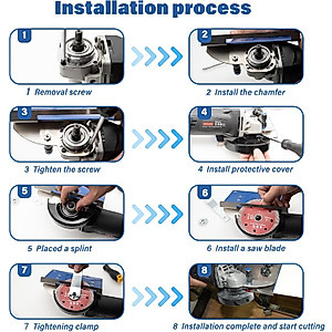 Angle Grinder Stand for Tile 45° Chamfer Cutting, Tile Cutter Tool 45 Degree Ceramic Tile Chamfer, Angle Grinder Holder Tile Tools, Special Cutting Bracket for 100-Type Angle Grinders